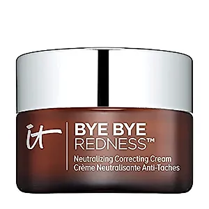 IT Cosmetics Bye Bye Redness, Transforming Neutral Beige - Neutralizing Color-Correcting Cream - Reduces Redness - Long-Wearing Coverage - With Hydrolyzed Collagen - 0.37 fl oz