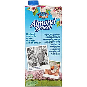 Almond Breeze Dairy Free Almondmilk, Unsweetened Chocolate, 32-Ounce Boxes (Pack of 12)