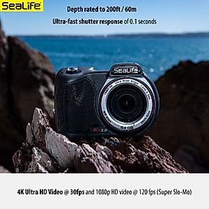 SeaLife Micro 3.0 Pro 3000 Underwater Camera & Light Set for Photography and Video, Easy Set-up, Wireless Transfer, Includes Sea Dragon Travel case