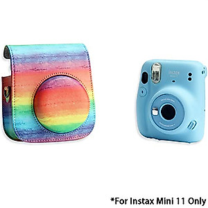 CELION Camera Case for Fujifilm Instax Mini 11 Instant Camera (Rainbow)