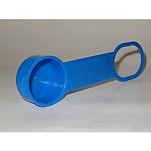 Hart's Hearth & Homestead Propane/LP Tank OPD Valve Dust Cap ; Pack of 4, Made in The USA Blue