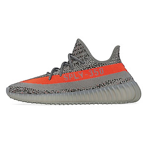 adidas Mens Yeezy Boost 350 V2 Reflective GW1229 Beluga - Size 5.5
