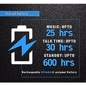 BESIGN SH03 Sports Bluetooth 4.1 Headphones, Wireless Stereo Earphones for Running with Mic for Wireless Music Streaming and Handsfree Calling, Up to 25 Hours Music time