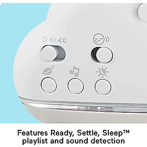 Fisher-Price Sound Machine Calming Clouds Mobile & Soother Convertible Crib to Tabletop with Music & Lights for Newborn to Toddler