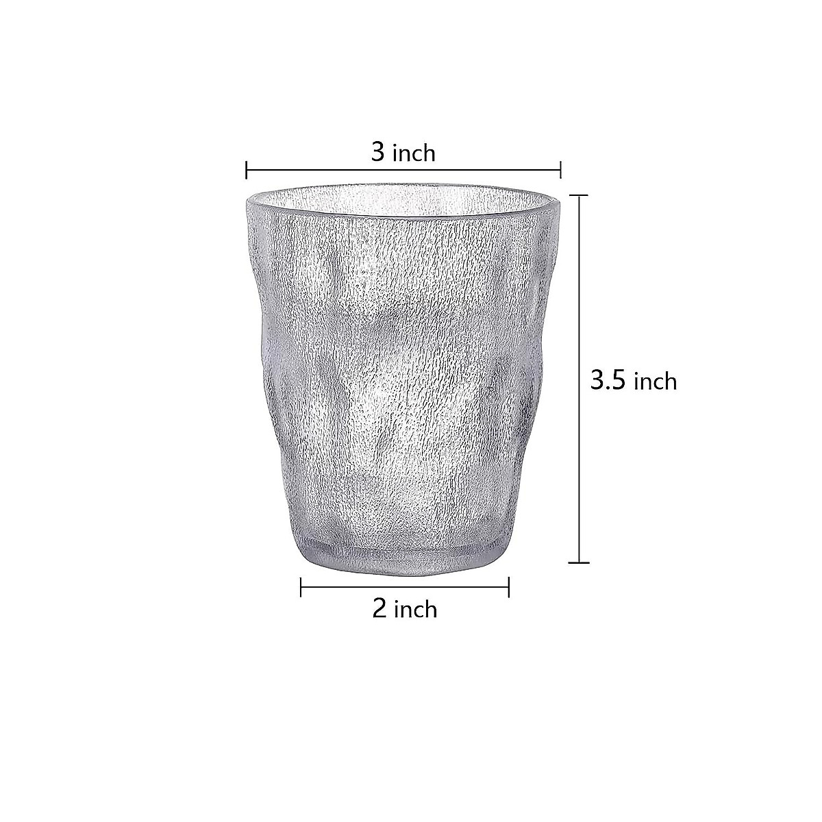 czmylzytt Set of 8 Acrylic Drinking Cups, 8 Oz Reusable Plastic Drinking Glasses, Juice Cups for Hot and Cold Drinks, BPA-Free, Drinking Cups Suitable for Party, Kitchen (Cups-Grey)