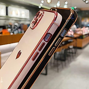 JFWEN Compatible with iPhone 14 Plus Case Cute Plating Love Heart Shockproof Protective Slim Thin Soft Silicone Electroplated Phone Cover for iPhone 14Plus 6.7 inch 2022 (White)