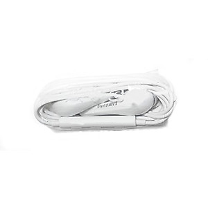 Samsung EHS64AVFWE 3.5mm EHS64 Stereo Headset with Remote and Mic - Original OEM - Non-Retail Packaging - White