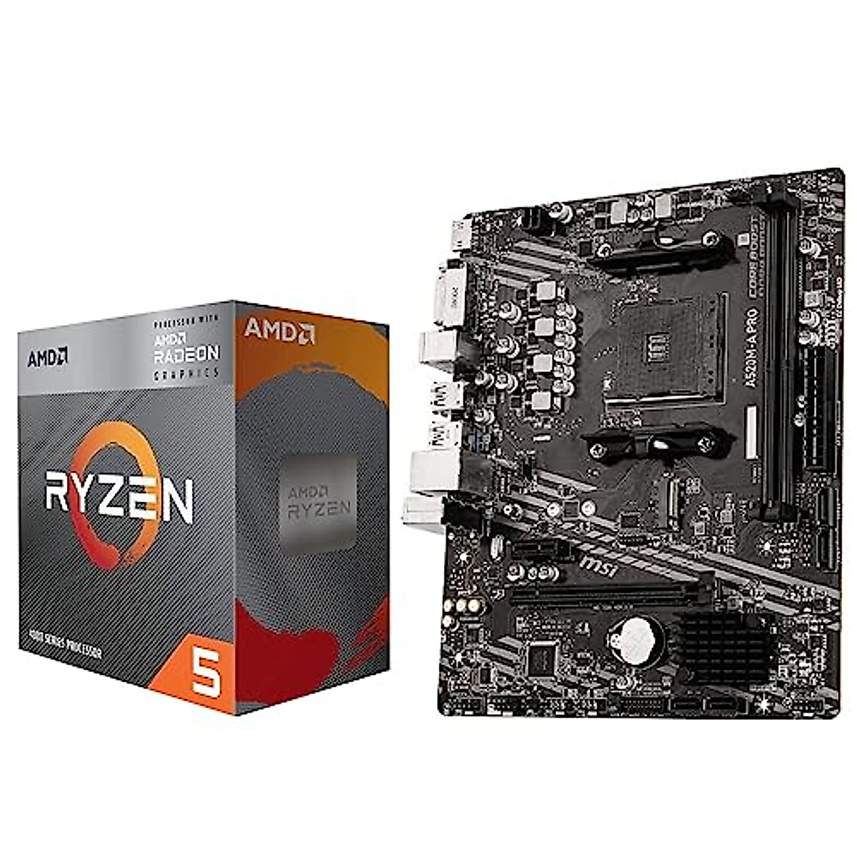 AMD Ryzen 5 4600G 6-Core 12-Thread Unlocked Desktop Processor with Wraith Stealth Cooler Bundle with GIGABYTE B450M DS3H WiFi MATX AM4 Gaming Motherboard