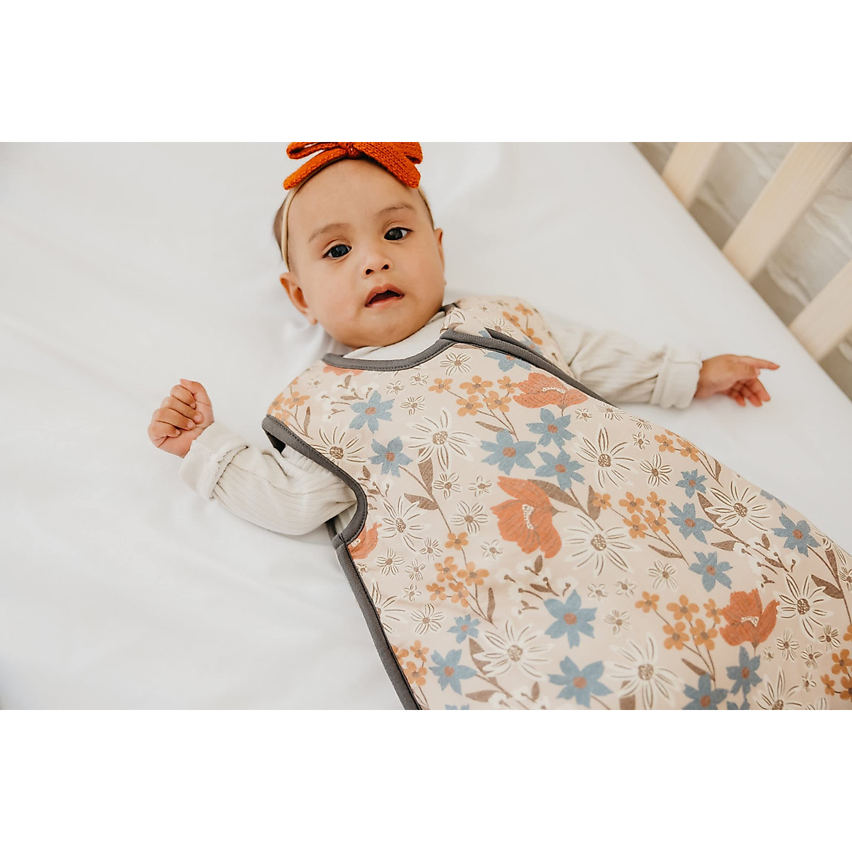 Copper Pearl Sleep Sack: Warm and Cozy Baby Bag in a Variety of Trendy Designs, Safe Alternative to Blankets, Sleeveless Baby Sleep Sack Swaddle Sizes Newborn to 24 Months - Eden