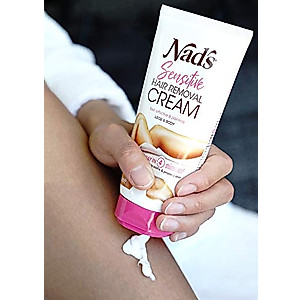 Nad's Hair Removal Cream - Gentle & Soothing Hair Removal For Women - Sensitive Depilatory Cream For Body & Legs, 5.1 Oz