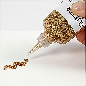 Creativ Glitter Glue, Gold, One Size