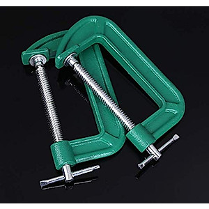 WOIWO 2 PCS Malleable G C Type Woodworking Clamp Manual Quick Fixing Clamp Clamp G Type Clamp C Type Clamp