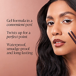 Mally Beauty Evercolor Gel Waterproof Eyeliner - Walnut - Creamy Long-Lasting Smudge-Proof Gel Formula - Retractable Eye Liner