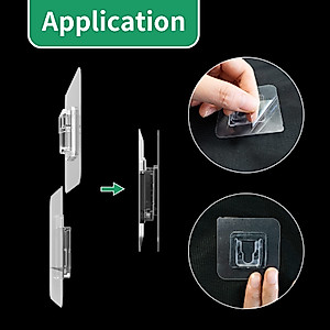 24 Pack Plate Hangers for the Wall Picture Hanger Wall Plate Hanger Display Holder Double-Sided Self-Adhesive Hanging Hooks Decorative Plates Wall Dishes Holders