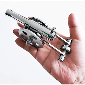 TIETHEKNOT New Super Mini Stainless Steel Handcrafted Napoleon Mini Cannon Model Rare Military Collection