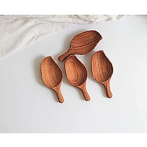 Natural Wooden Spoons and Forks Set (Set of 6), Valentines Day Gifts for Her, Cooking Gifts for Mom, Hostess Gifts,Happy New Year Gifts, Easter Gifts for Mom