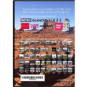 Walk Across America | 50 States | 50 Workouts | Jenny Ford | Walking Program | Beginner Workouts | Exercise Fitness DVD