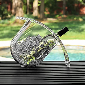 Coolin Curve Ice Bucket for Wine Champagne Beer Beverages Evenly Chills Drinks 2 Quarts