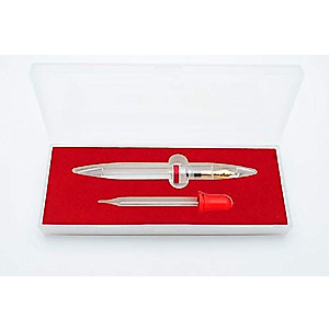 czxwyst M2 Large Ink Capacity Eyedropper Fountain Pen Eye Dropper Filling Pen Set for Collection/Business/Signature/Student/Office/Calligraphy (Fine Nib)