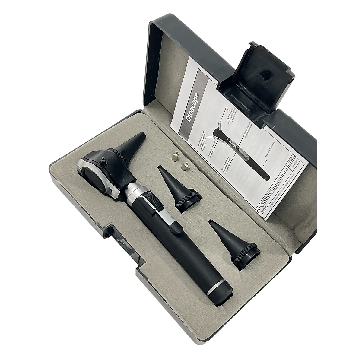 LED Otoscope Otoscope KIT Set 3.5V Plus Extra Specula Plus Extra Bulb LED Otoscope Otoscope Set with Hard LED Otoscope Student Home USE Cynamed