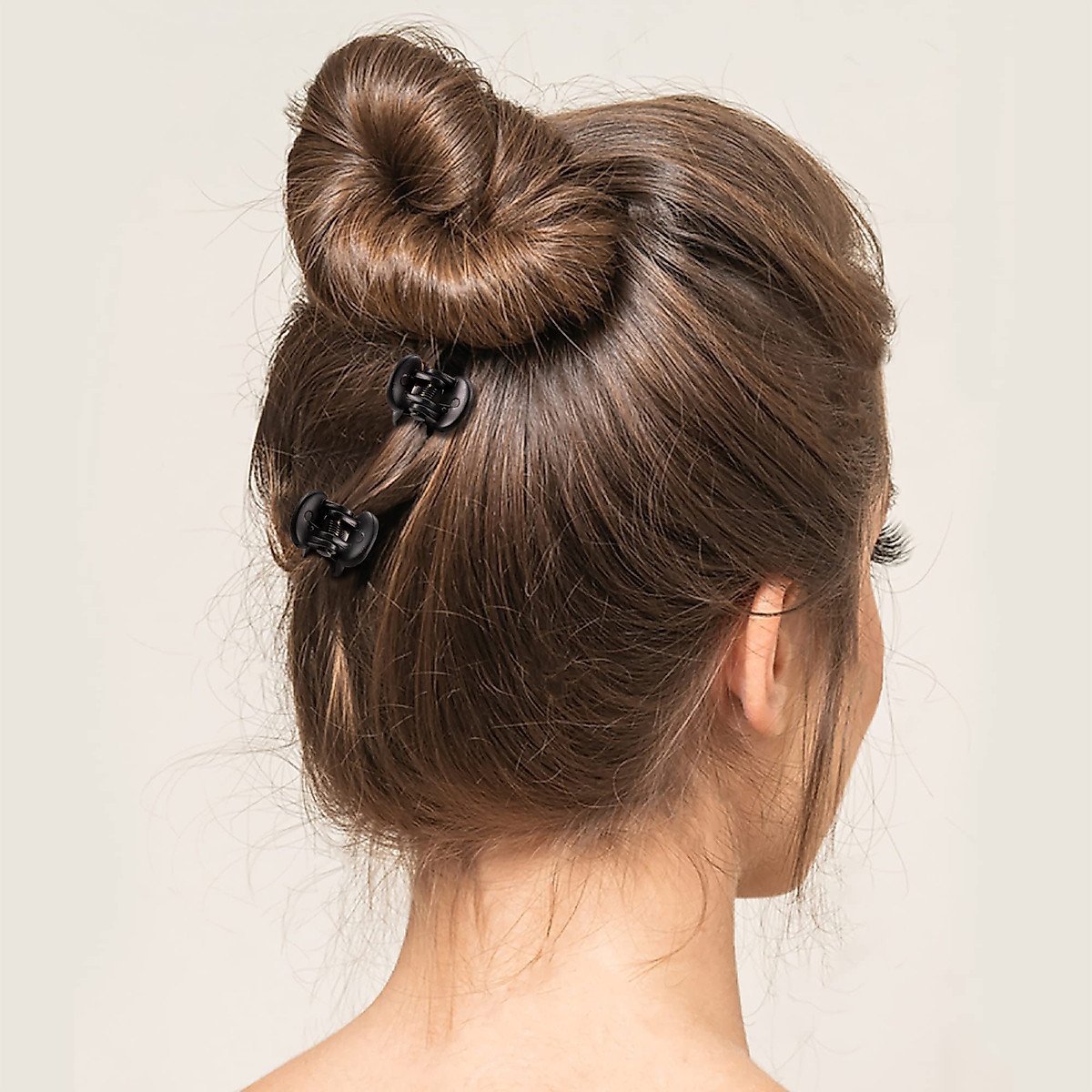 DIMUGE 1/2 Inch Durable Mini Small Hair Claw Clips 45pcs Great for Women & Girls Design Hairstyles, Grip Stronger Jaw Tiny Hair Clips for Hold Hair Back, Bangs, Others Styling.