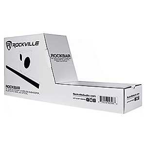 Rockville ROCKBAR 40" 400W Soundbar W/Wireless Subwoofer/Bluetooth/HDMI/Optical, Black