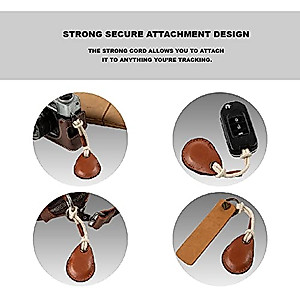 Leather Airtag Case, Airtag Case, Airtag Holder, Airtag Keychain, Keychain Airtag Holder, Pet Tracker Case, Item Tracker Holder, Airtag, Purse GPS Holder, Horse Loop Brown