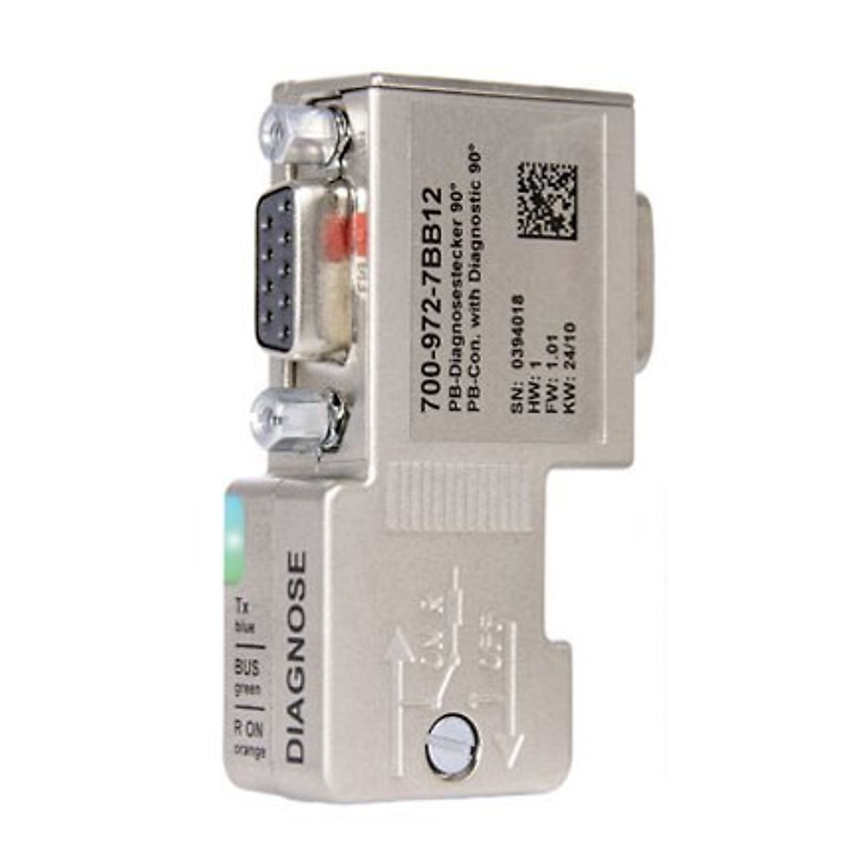 700-972-7BB12 PROFIBUS Connector, with diagnostic LEDs