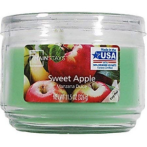 Mainstays 11.5oz Scented Candle, Sweet Apple 4-Pack