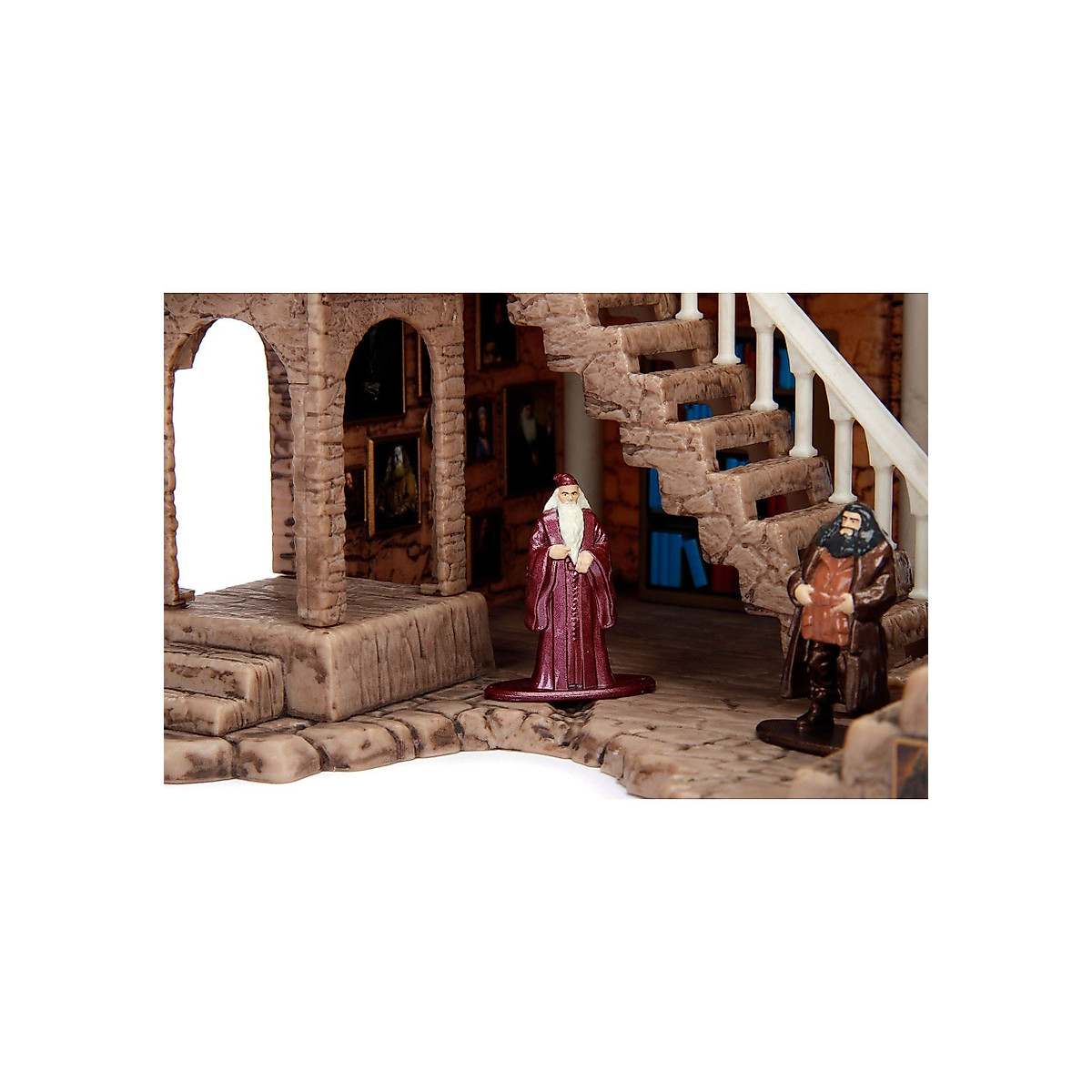 Nano Metalfigs Nanoscene Harry Potter Gryffindor Tower Collectors Environment with 2 Exclusive Figures (32 Piece)