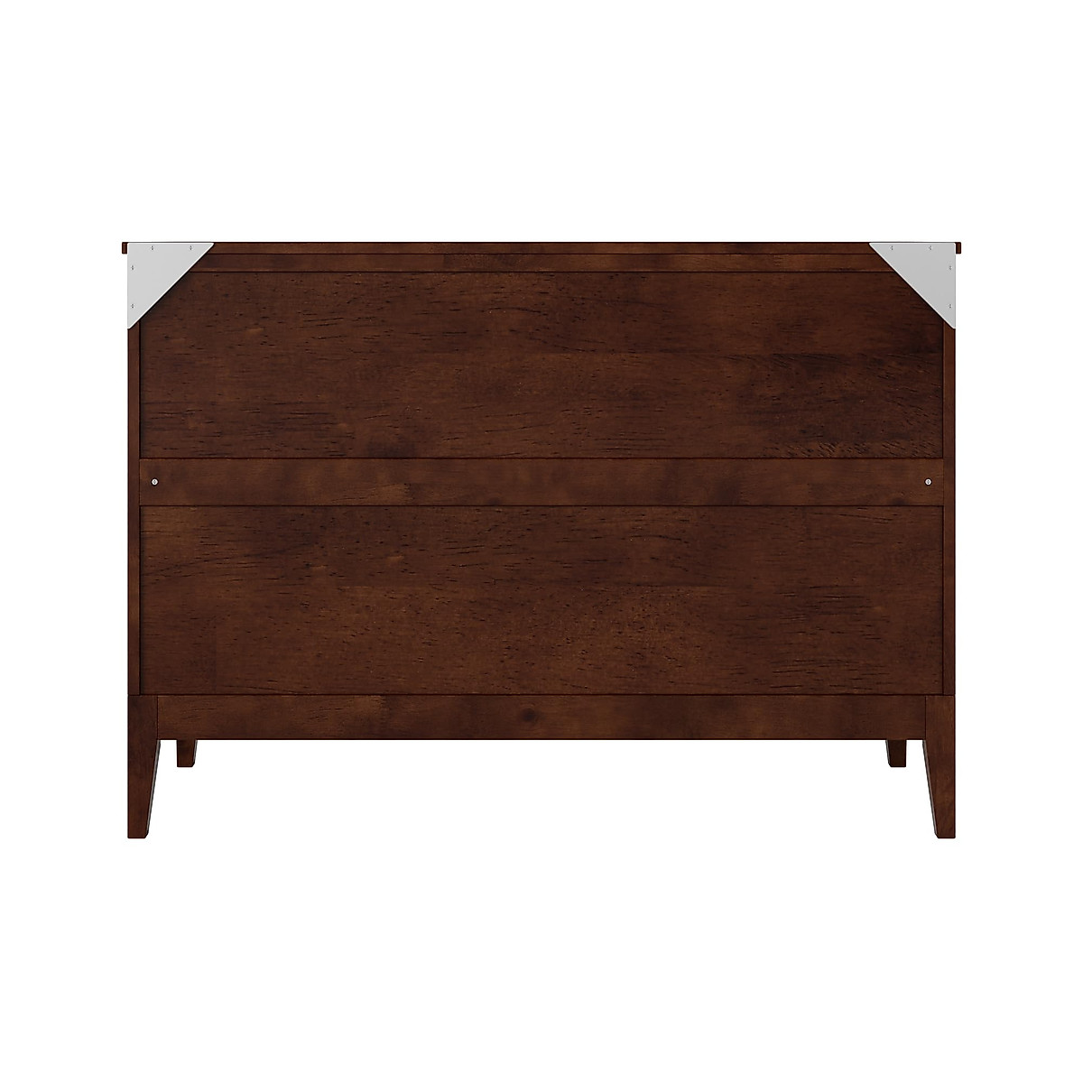 AFI, Sienna Full Murphy Bed Chest with Built-in Charger, Walnut