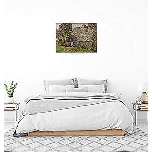 Imagekind Wall Art Print Entitled The Old Mulford House, East Hampton by C. Hassam by The Fine Art Masters | 15 x 11