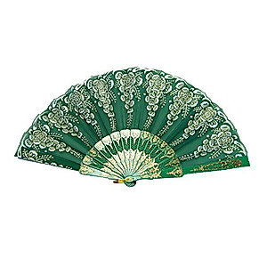 Feng Shui Import Green Hand Fan