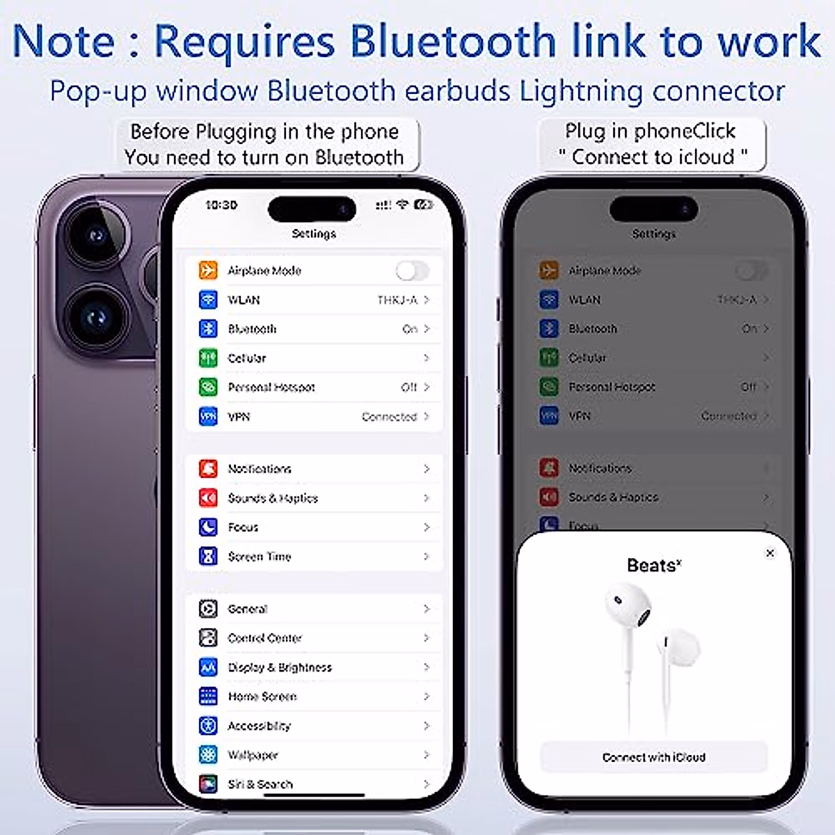 iPhone Earbuds Headphones with Lightning Connector [MFi Certified] Built-in Microphone & Volume Control, Noise Isolating Wired Earphones for iPhone 14/13/12/11/XR/XS/X/8/7/SE, Support All iOS