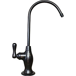 Metpure Water Filtration Faucet Reverse Osmosis Non Air Gap Drinking Water Filtration System Water Dispenser Spout (Venetian Bronze) Vase Style with Drinking Water Faucet Wrench RO-FW148