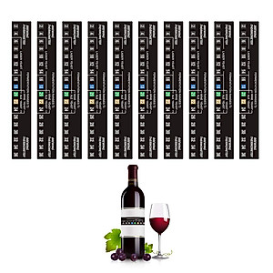 PURPLELILY Beer Thermometer Stick On Brewing Adhesive LCD Thermometer Sticker For Wine Temperature Reader For Wine