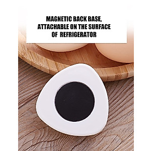 Jawbush Magnetic Egg Piercer for Raw Eggs, Egg Hole Poker Puncher with Magnetic Base & Safety Lock to Get Good Hard Boiled Eggs, Easy Egg Peeler Shell Remover with Retractable Pin