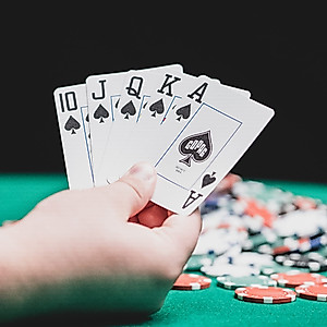 Copag 1546 Neoteric Design 100% Plastic Playing Cards, Poker Size (Standard) Yellow/Pink/Blue Double Deck Set (Jumbo Index)