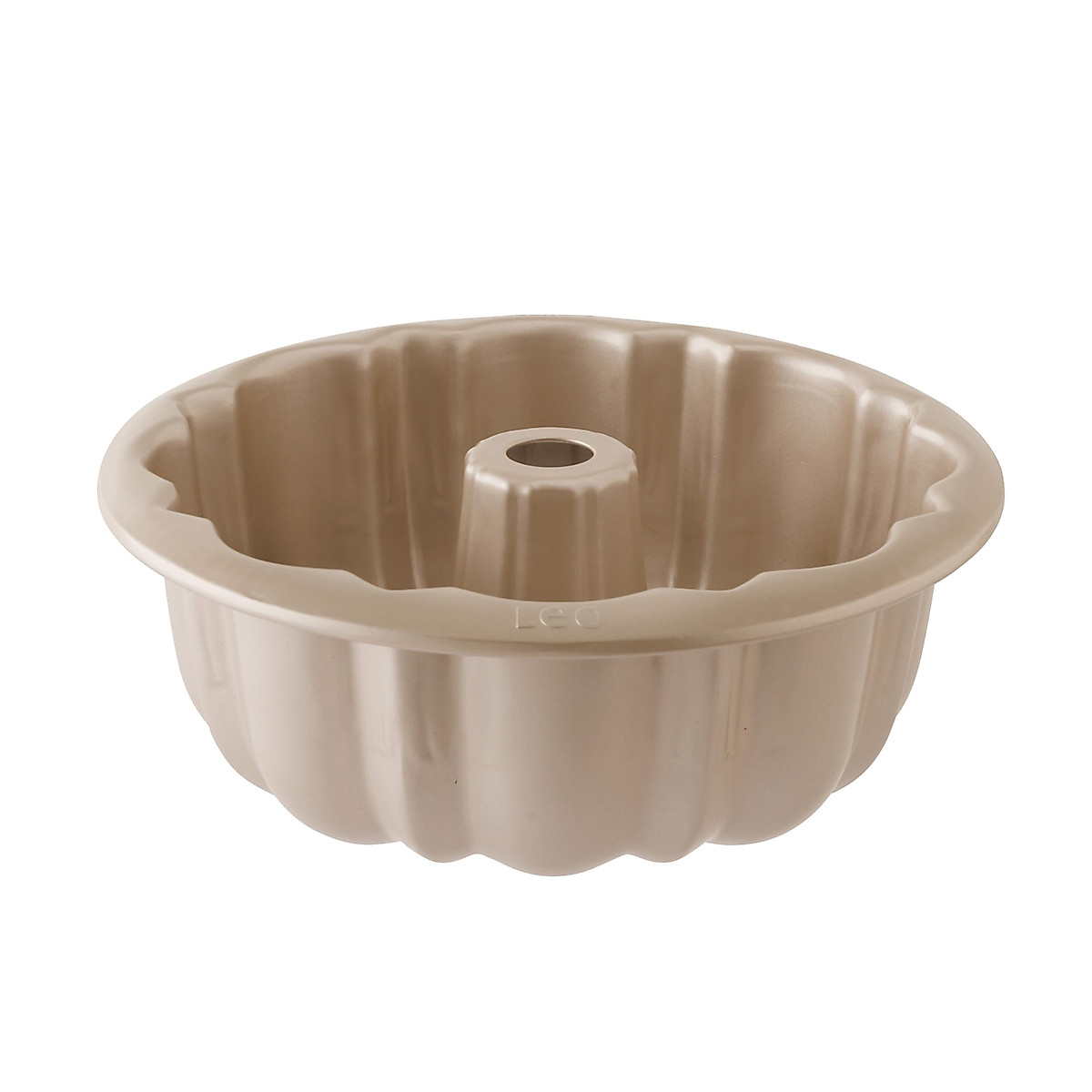 Berghoff Balance Nonstick Fluted/Bundt/Tube Cake Pan 10.25" x 10.25" x 4", Lightweight Carbon Steel, Ferno-Green, Non-toxic Coating Bakeware, Quick Release, Oven Safe Up To 450°F