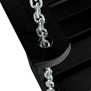 Highwood AD-PORW1-BKE Weatherly Porch Swing, 5 Feet, Black