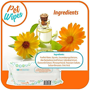 Txakur pet Wipes for Dogs and Cats Hypoallergenic Natural Products for Cleansing from Nose to Tail 400ct 8x7in Wipes in Packs of 100 Wipes Perfect for Grooming and Cleaning Made in The USA