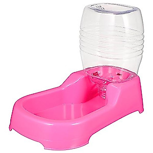 Mipcase Puppy Supplies Dog Water Feeder, Dog Water Dispenser Large, Automatic Pet Food Water Dispenser Plastic Food Feeding Bowls for Dogs Cats () Auto Feeder