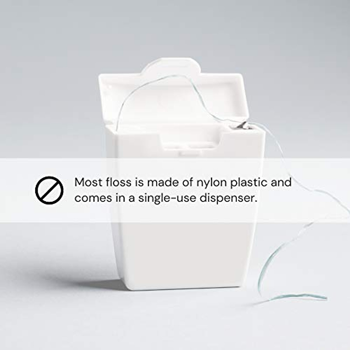 JentleCo Biodegradable Silk Floss Refill - Earth Friendly, Unflavored, Plastic-Free, Zero-Waste, for Refillable Floss Dispenser, 66 yd (30 m / 33 yd x 2 Spools)
