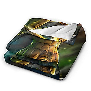 Anime Blanket Unisex Throw Blanket Flannel Blankets for Bedding Couch Sofa Living Room Throws ​All Season 80"x60"