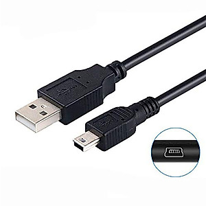 Akingdleo USB Data/Charger Cable Compatible for Garmin Drive 50 50LM 50LMT 51 60 60LM 61 61LM 61LMT(5ft-Black)