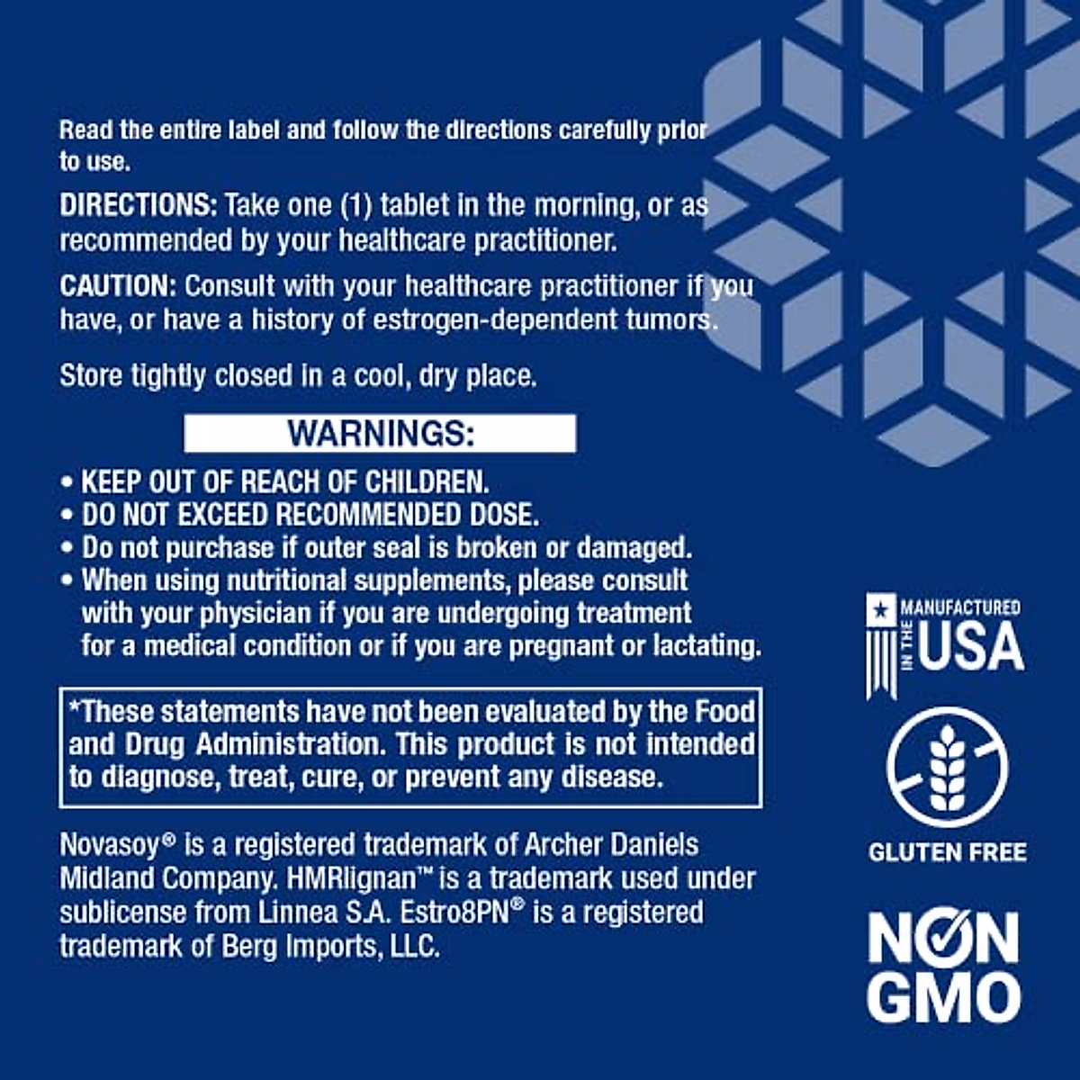 Life Extension Estrogen for Women - for Healthy Estrogen Metabolism - Helps Relieve Discomforts of Menopause - Plant Based Estrogen Supplement - Gluten Free, Non-GMO - 30 Vegetarian Tablets