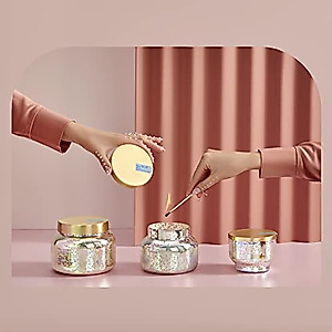 Capri Blue Mercury Iridescent Inverted Jar Candle - 10 Oz - Volcano