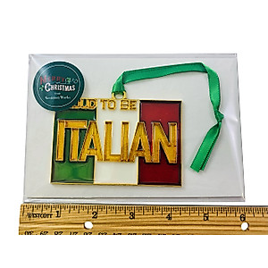 Proud to be Italian Ornament Italy Christmas Tree Holiday Decoration