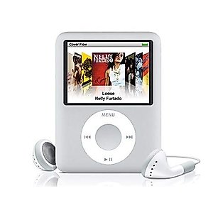 M-Player iPod Nano 3rd Generation (8GB, Silver) (Renewed)
