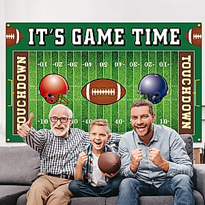 Football Field Backdrop Decoration for Football Themed Birthday Party Background Baby Shower Decor Photography Banner